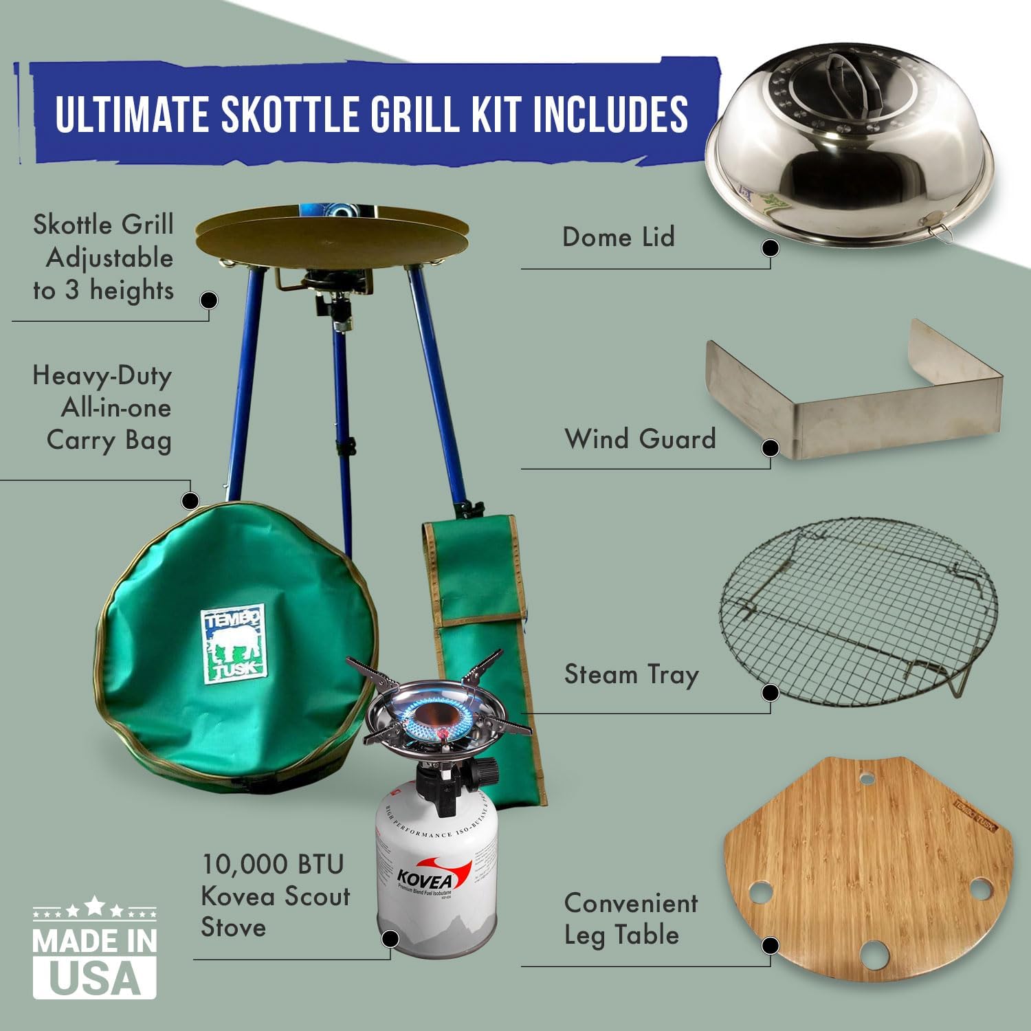 The Ultimate Skottle Grill Kit – Rugged Bound Supply Co.